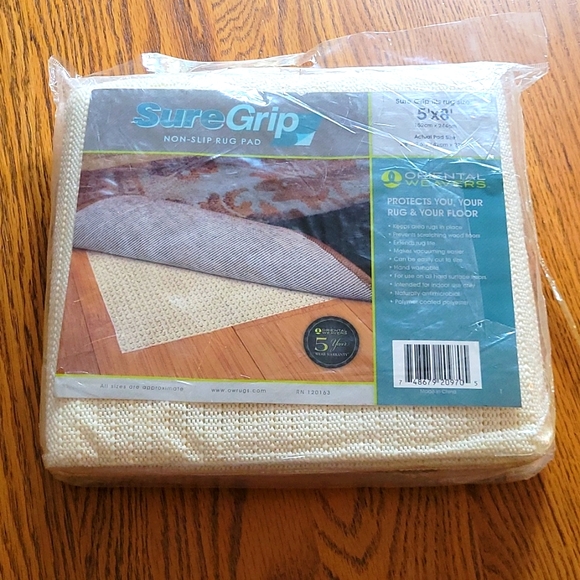 Sure Grip | Other | Sure Grip Nonslip Rug Pad For 5 X 8 Rug | Poshmark